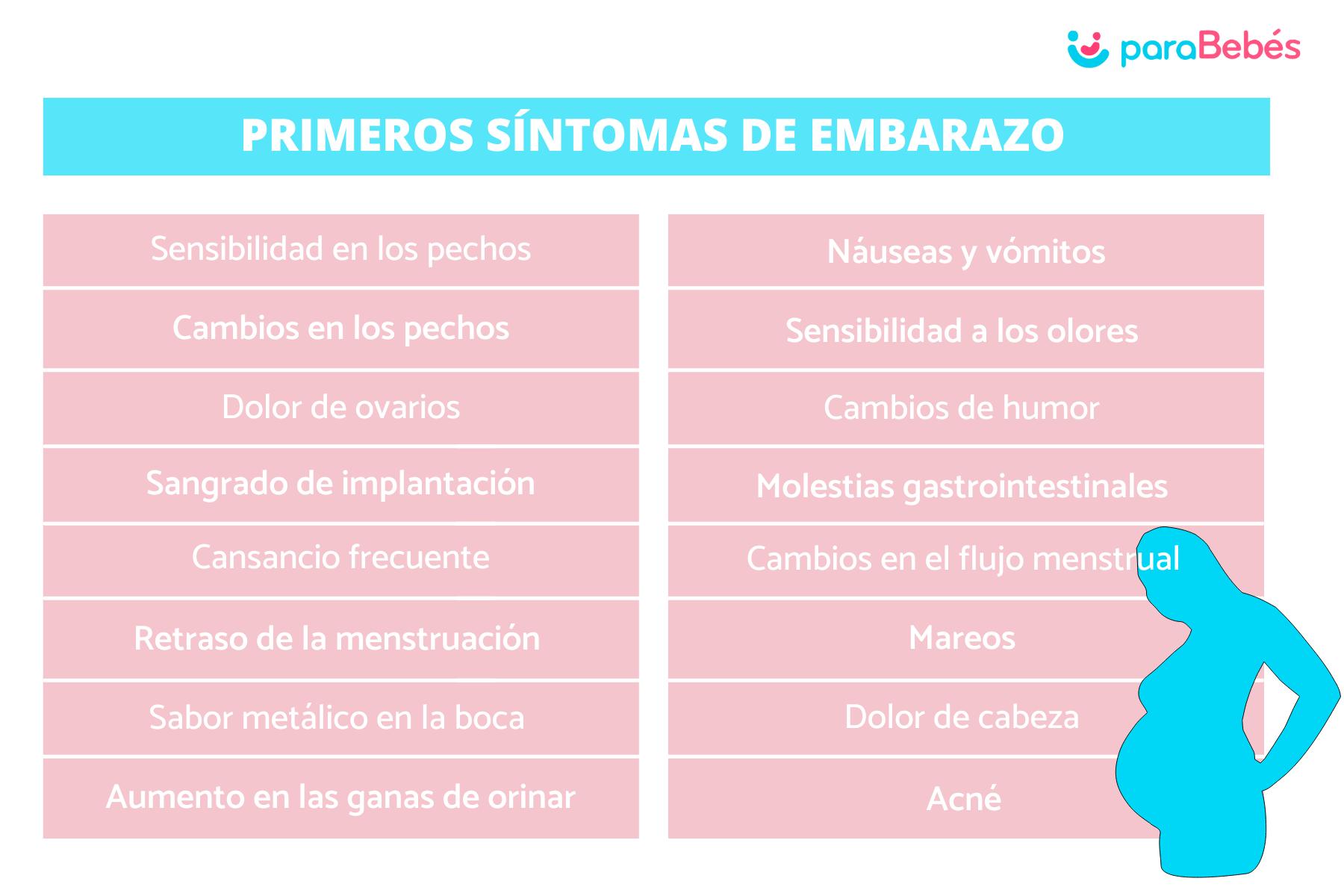 Cuándo aparecen los primeros síntomas de embarazo