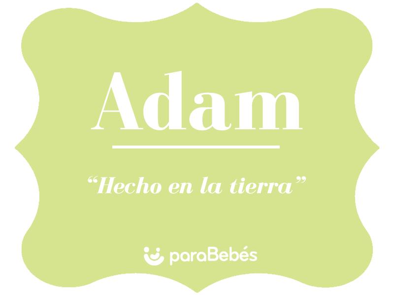 Significado del Nombre Adam - Origen, Personalidad, Santoral, Popularidad