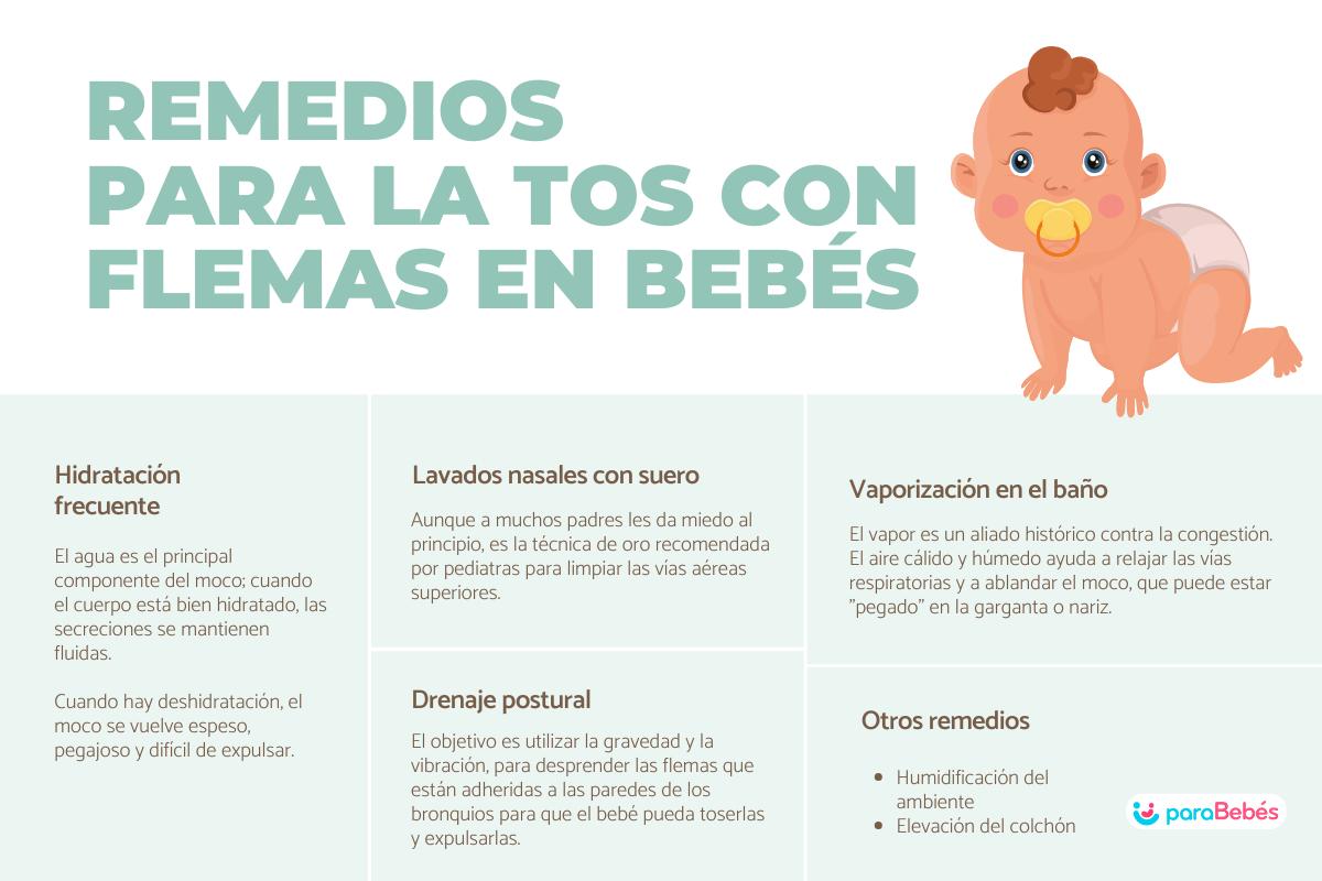 10 Remedios caseros para expulsar flemas en bebés