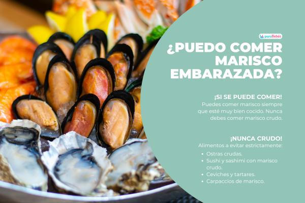¿Se puede comer marisco en el embarazo? - ¡Siempre cocido!