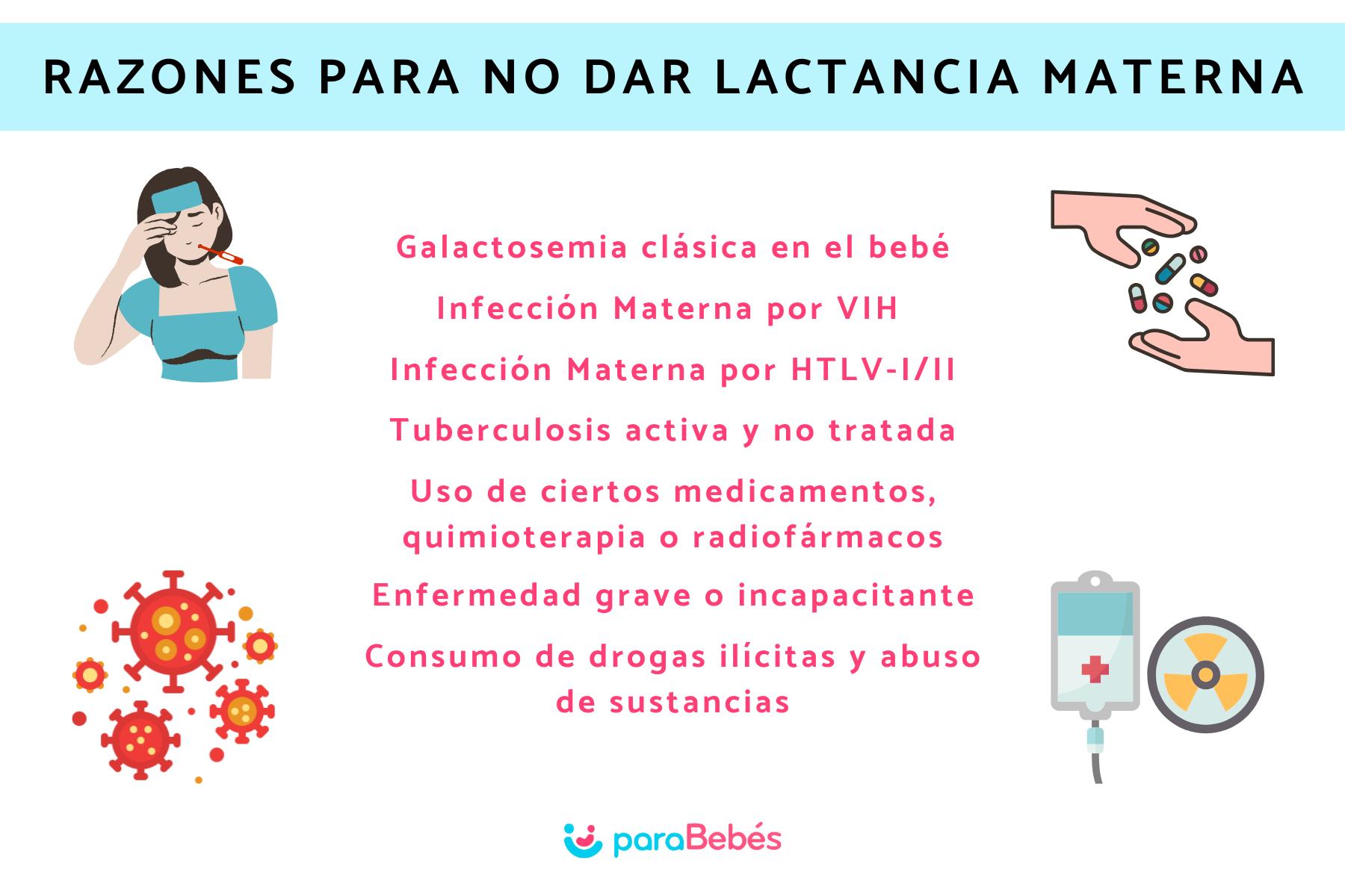 7 Razones para no dar lactancia materna