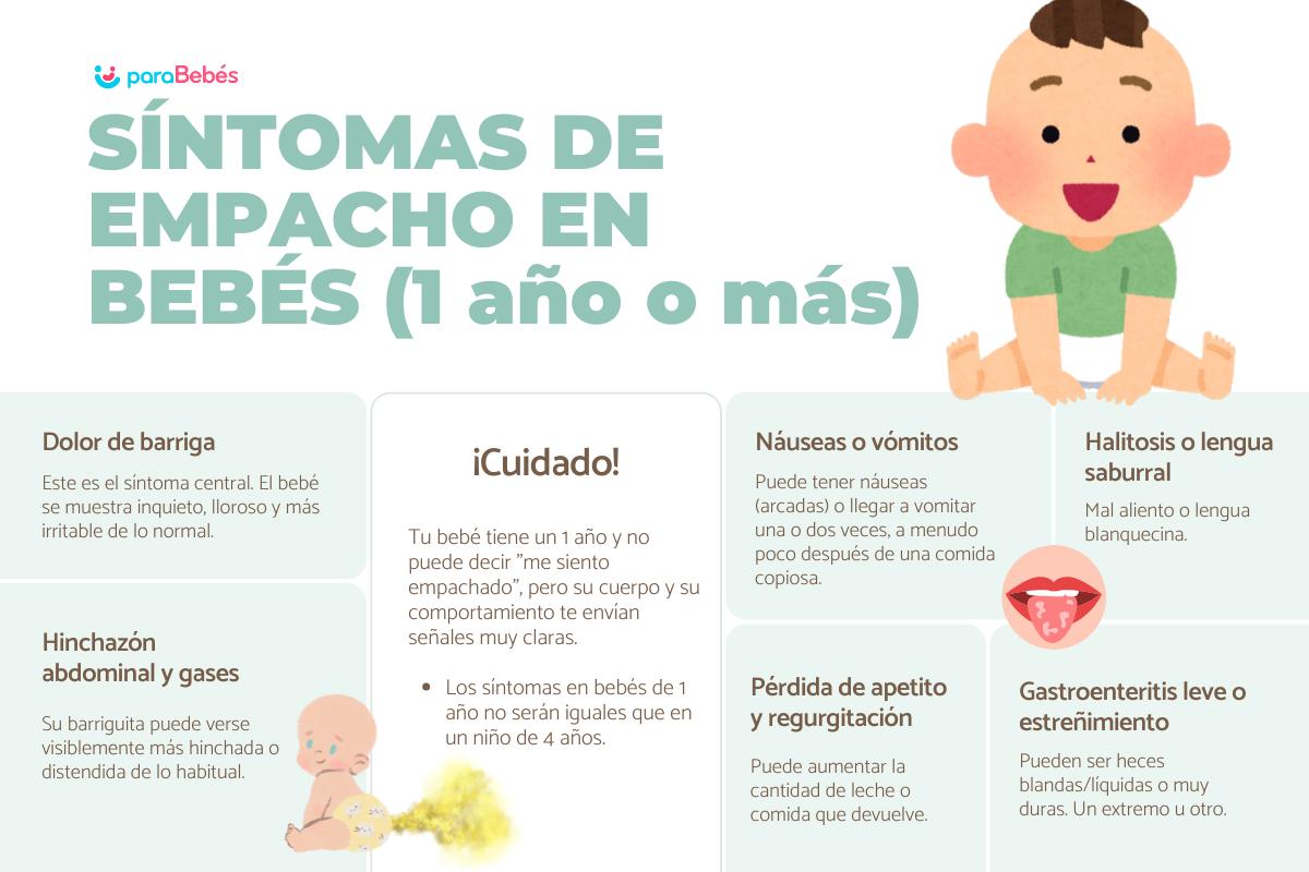 Empacho en bebés: síntomas y remedios para aliviarlo