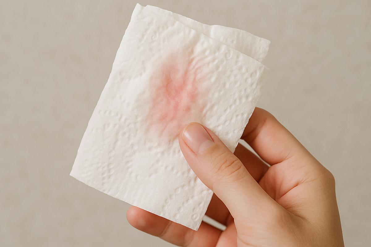 Flujo rosa antes de la regla: causas y qué hacer