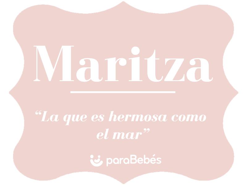 Significado del nombre MARITZA - Origen, personalidad, santoral y ...