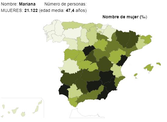 Significado del nombre MARIANA - Origen, Personalidad, Santoral, Popularidad
