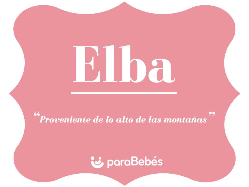 Significado del nombre Elba - Origen, Personalidad, Santoral, Popularidad