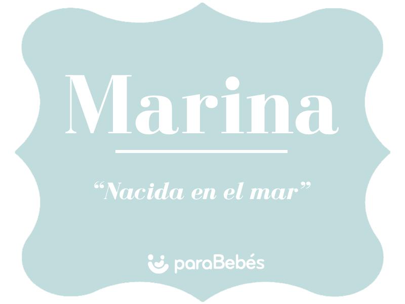 Significado del nombre MARINA - Origen, Personalidad, Santoral, Popularidad