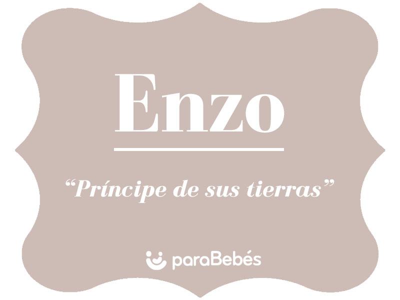 Significado del nombre ENZO - Origen, Personalidad, Santoral, Popularidad