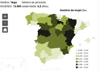 Significado del nombre VEGA - Origen, personalidad, Santoral y popularidad