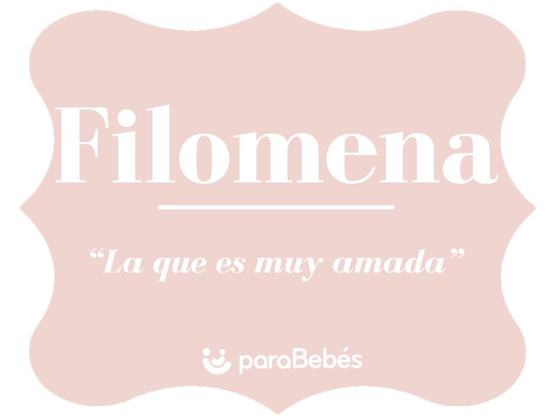 Significado del nombre Filomena - Origen, personalidad, santoral y ...