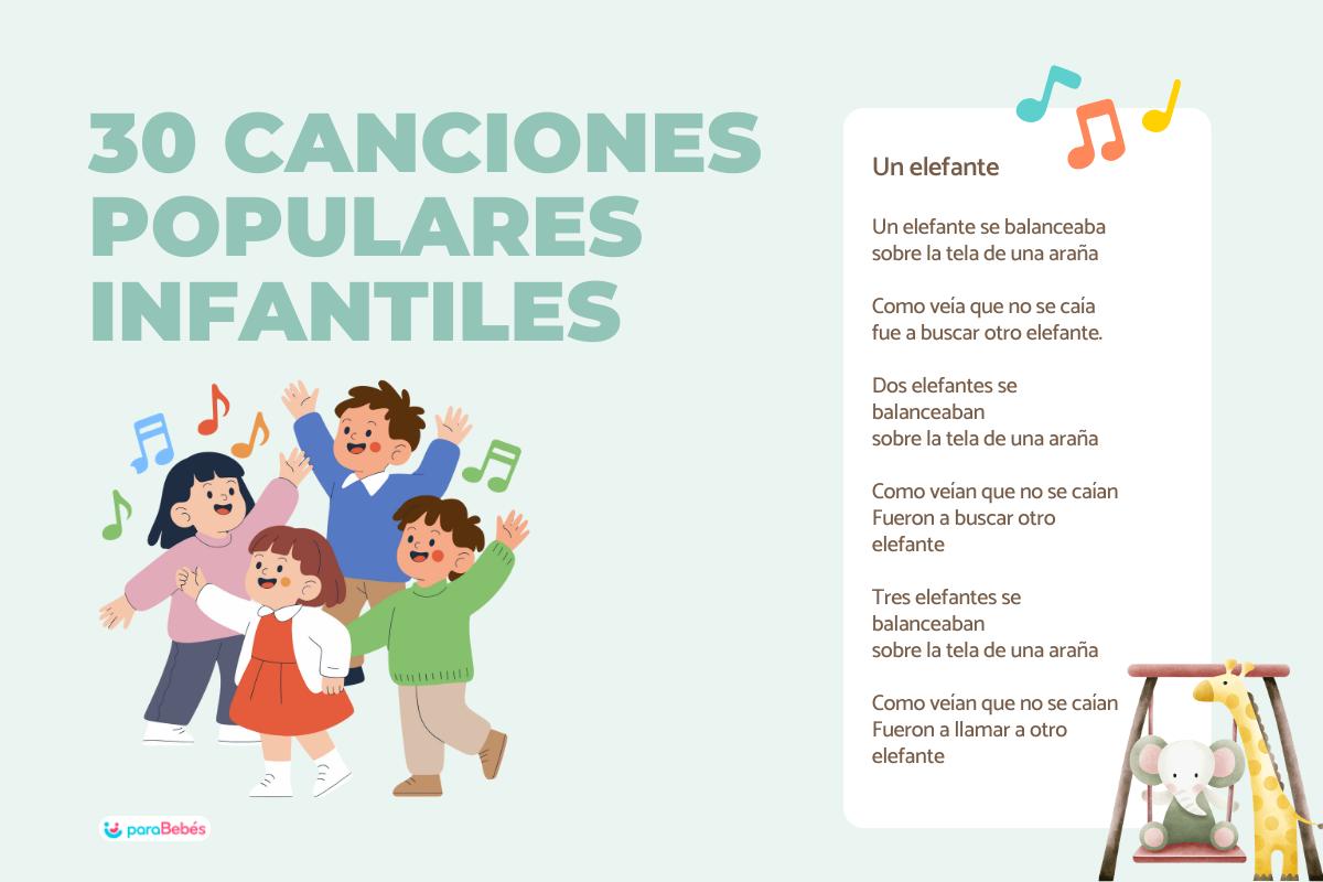 30 Canciones Infantiles Populares Con Sus Letras