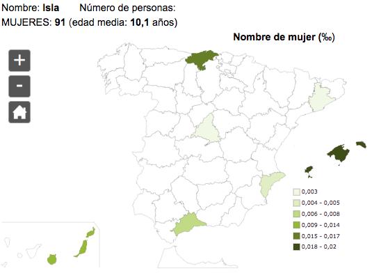 Significado del nombre Isla - Origen, Personalidad, Santoral, Popularidad